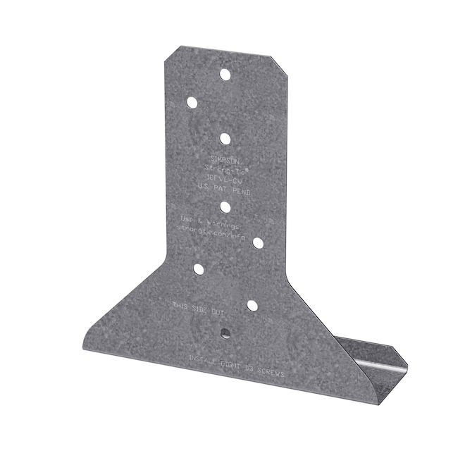 Simpson Strong-Tie ICFVL Ledger Connector in Galvanized Steel - 7 x 7. ...