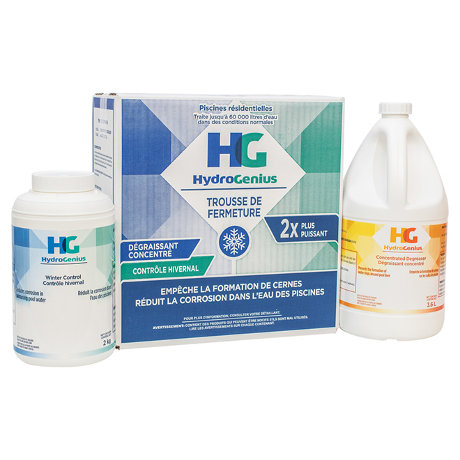 HYDROGENIUS Trousse de fermeture pour piscine, 60 000 l 53PTF01 | RONA