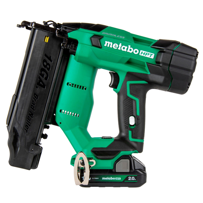 Metabo HPT Cordless Brad Nailer 18V MultiVolt Brushless 18-Gauge ...