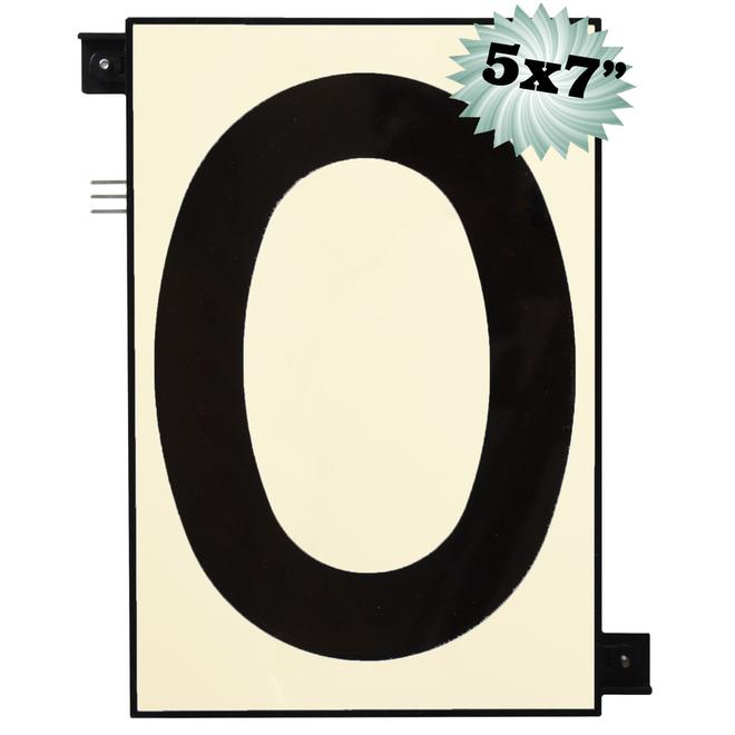 Enviromate Modular Large Red LED 0 House Number N00000 | RONA