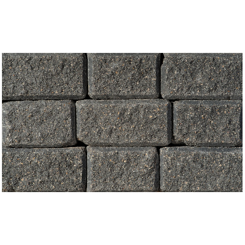 EXPOCRETE "Roman" StackStone Wall Corner - Charcoal/Tan M3RSS90C | RONA