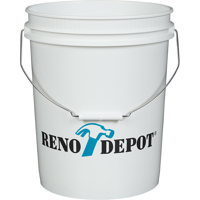 Reno-Depot(R) Round Pail - 18.9 L - White 7113915 | RONA