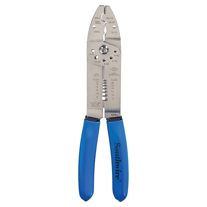 SOUTHWIRE Wire Stripper - 6-in-1 - Blue 58278905 | RONA