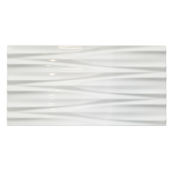 Avenzo 12-in x 24-in Avenzo White Ceramic Wall Tile CH-RM6002-12DISC | RONA