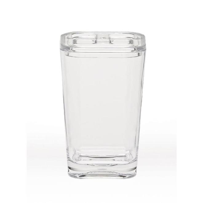 Moda at Home Optiks Acrylic Clear Toothbrush Holder 101081 | RONA