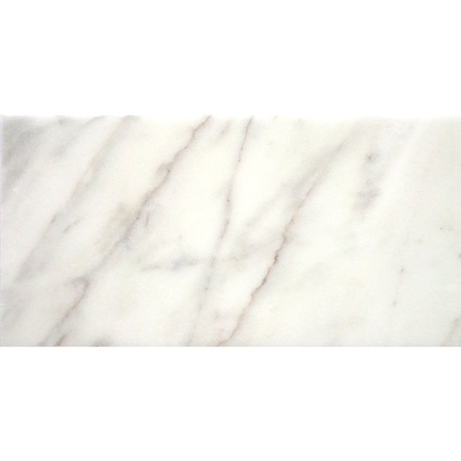 Faber 12-in x 24-in Carrara Extra Marble Floor Tile 155960 | RONA