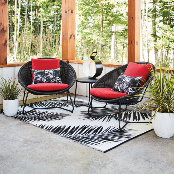 Pot en céramique feuille de palmier Allen + Roth, 11,35", blanc 410442 ...