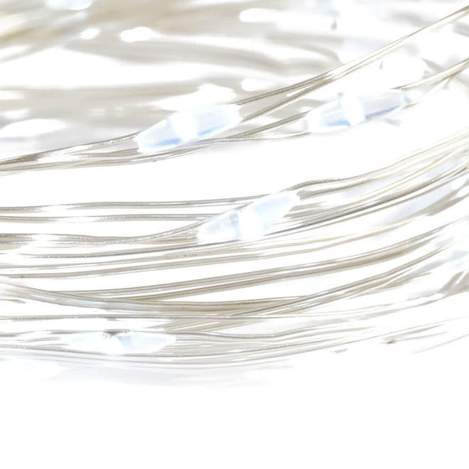 Celebrations BY L&CO Wire Light Set - 60 LED Microdot Lights - Cold ...