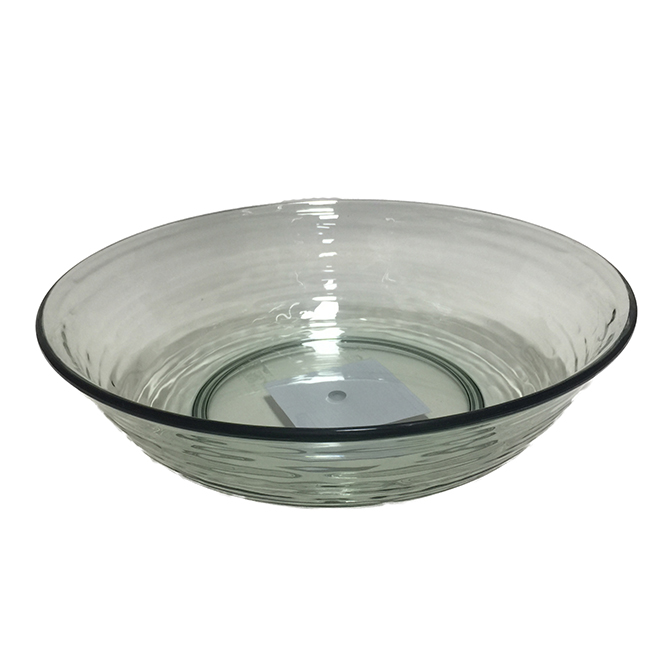 Serving Bowl - ALLEN + ROTH - 11 in x 4 1/2 in - Clear A01SSI584L | RONA