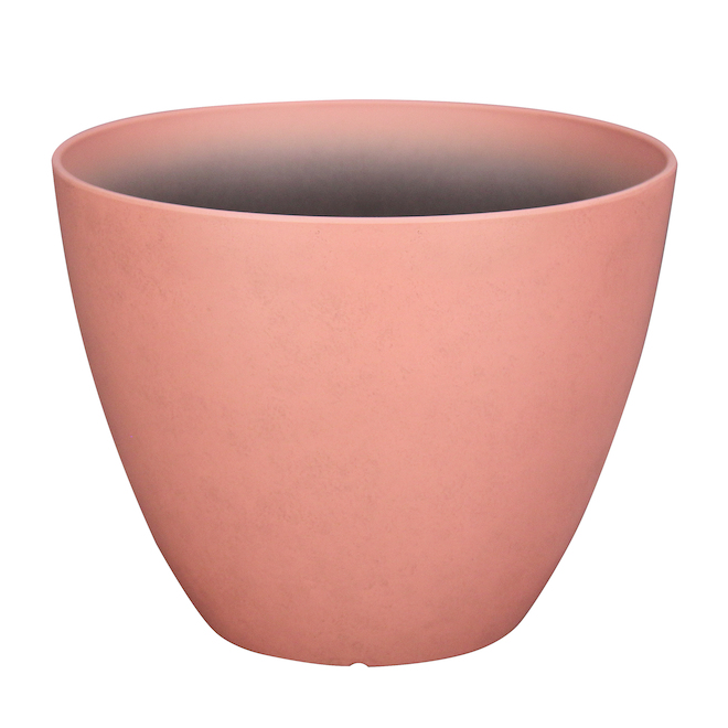 Allen + Roth Resin Planter - Indoor Outdoor - 16.4-in - Terra Cotta ...