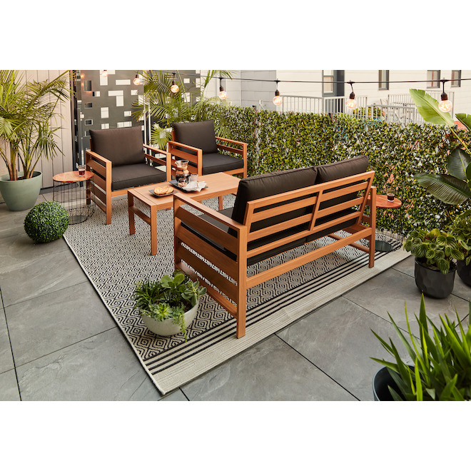 Allen + Roth 1-Pack 13.3-in W x 6.4-in H White Speckled Resin Hanging ...