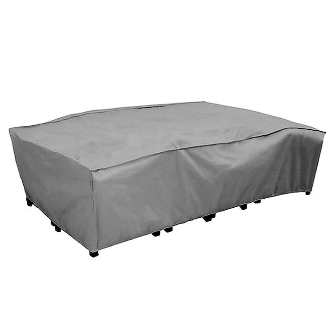 LANDON&CO Landon & Co. 112 x 28 x 65-in Rectangle Grey Polyester ...