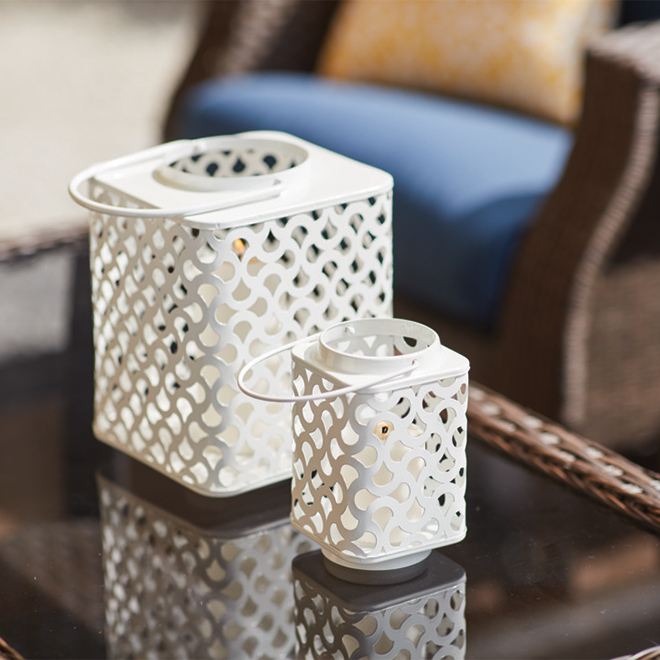 Lanterne Allen + Roth, 5,75", acier doux, blanc JJ-18-78914 | RONA