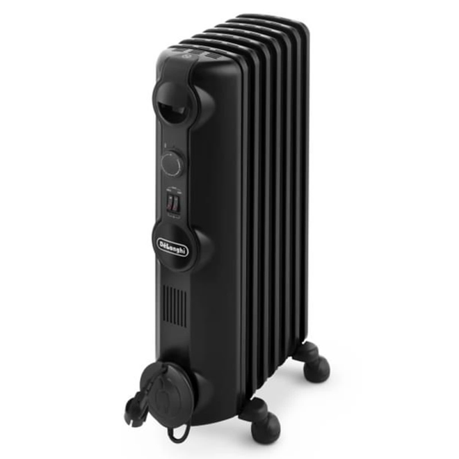 DELONGHI De'Longhi Oil-Filled Space Heater on Wheels 1500 W with 3 ...