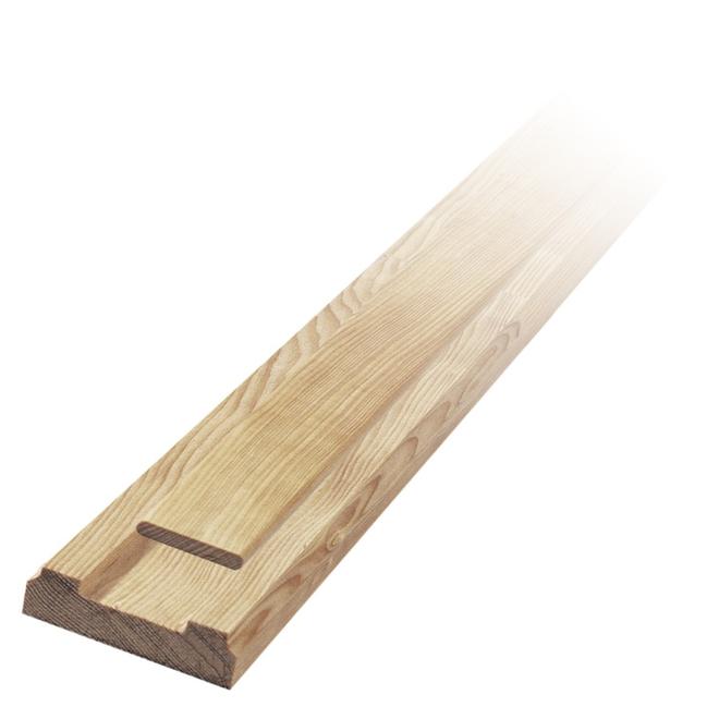 Concept SGA 2.5-in x 8-ft Unfinished Western Hemlock Shoe Rail and ...