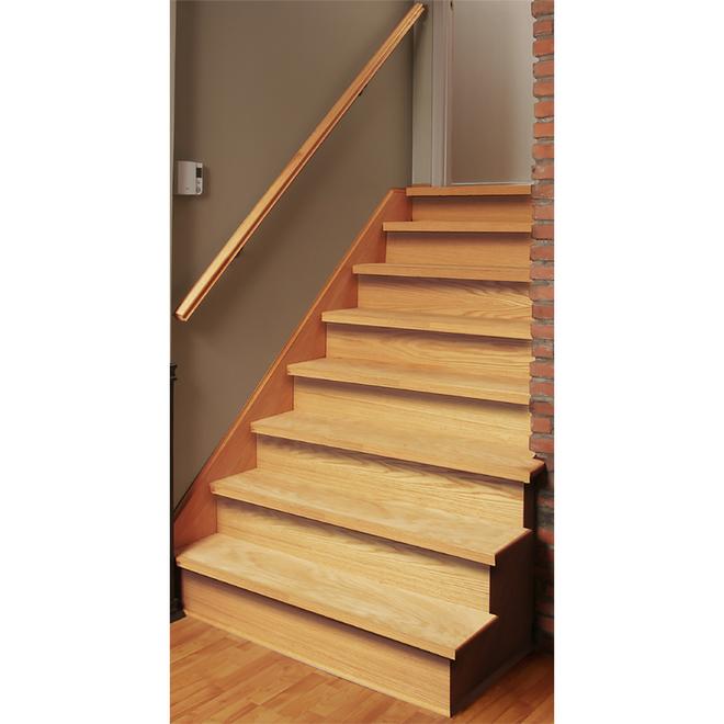 Concept SGA Square Maple Tread and Riser Kit Natural Maple Unfinished ...