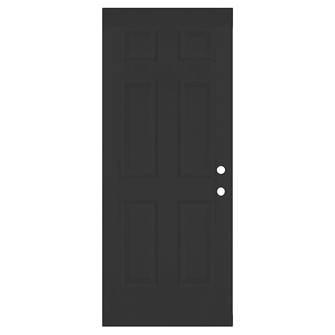 Porte extérieure prépercée en acier de Melco, ouverture vers la droite ...