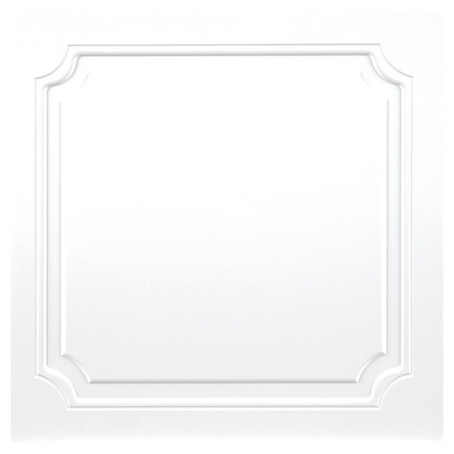 MURdesign Cosmopolitan Wood Fibre Ceiling Tiles - White - 8 Per Box - 2 ...