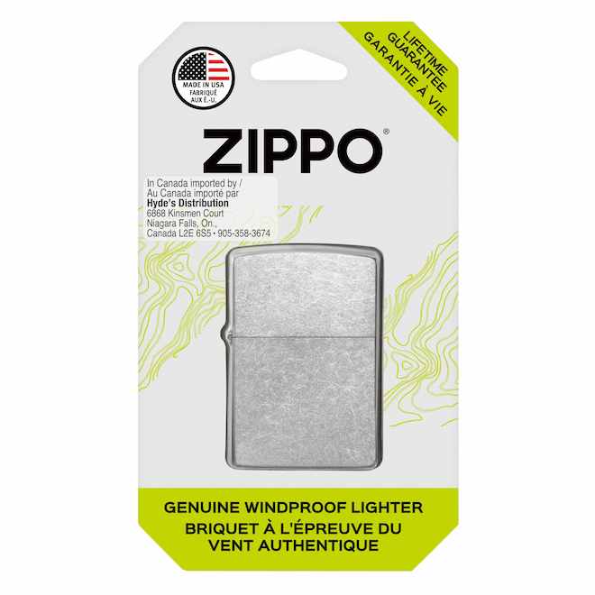 Zippo Classic Lighter Windproof - Street Chrome 207-SLO | RONA