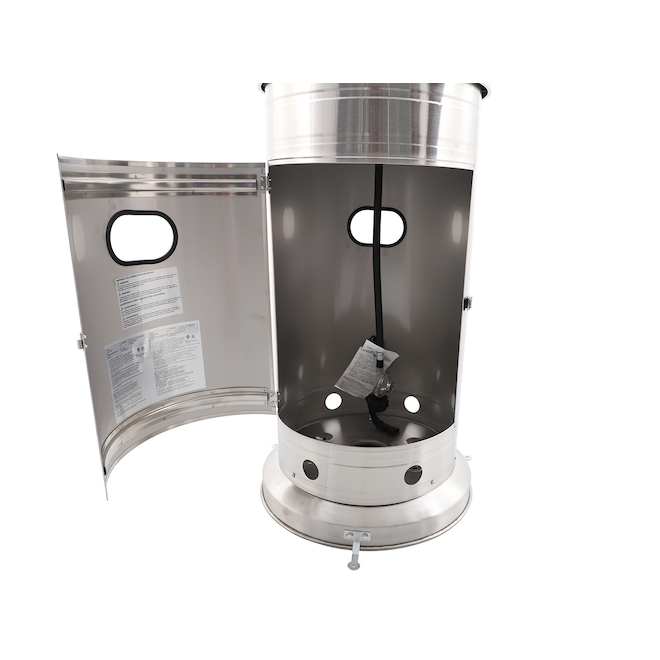 Style Selections 48000 BTU Steel Floorstanding Liquid propane Patio ...