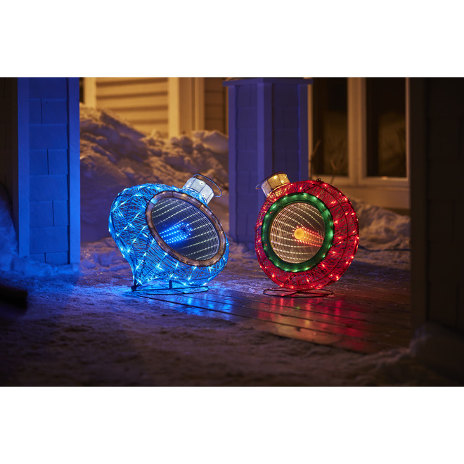 Holiday Living Lighted Ornament with 167 LED Lights - 20.5-in - Blue ...