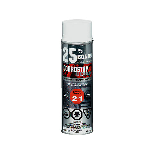 Sico Corrostop Anti-Rust and Plastic Enamel Paint - Gloss - Super White ...