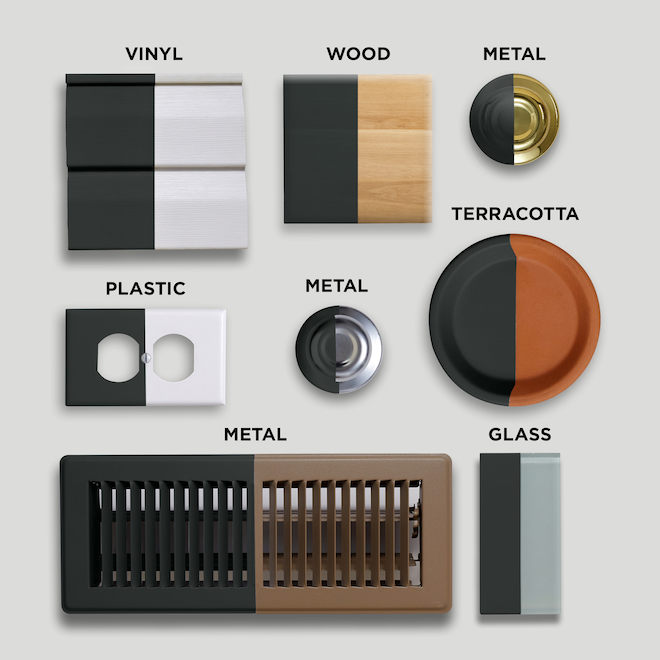 Sico Perma-Flex Spray Paint - Exterior - 340-g - Black Matte SPF-1011 ...