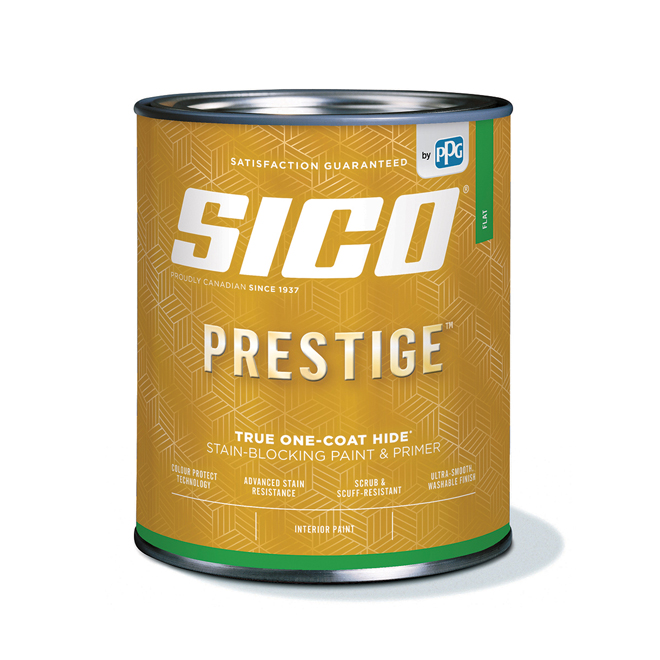 Sico Prestige Stain-Blocking Paint and Primer One-Coat Neutral Flat ...