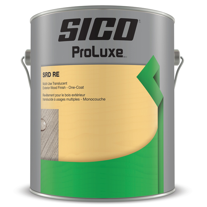 SICO ProLuxe Translucent 1-gal. Solvent-Based Ebony One-Coat Exterior ...