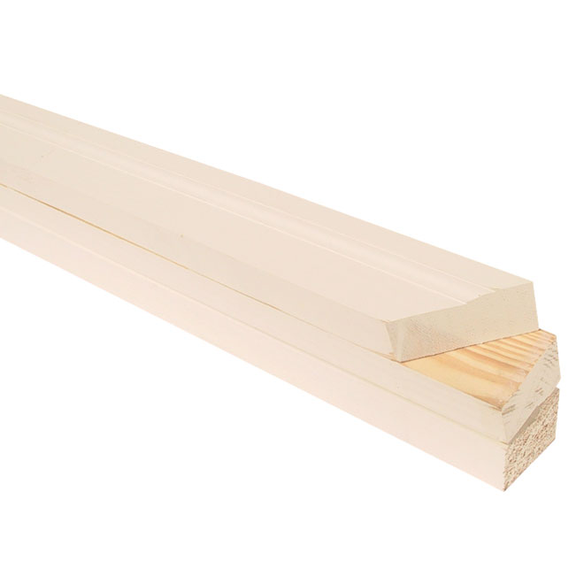 Metrie 1-1/4 x 2-in Finger Joint Pine Window and Door Casing Set ...