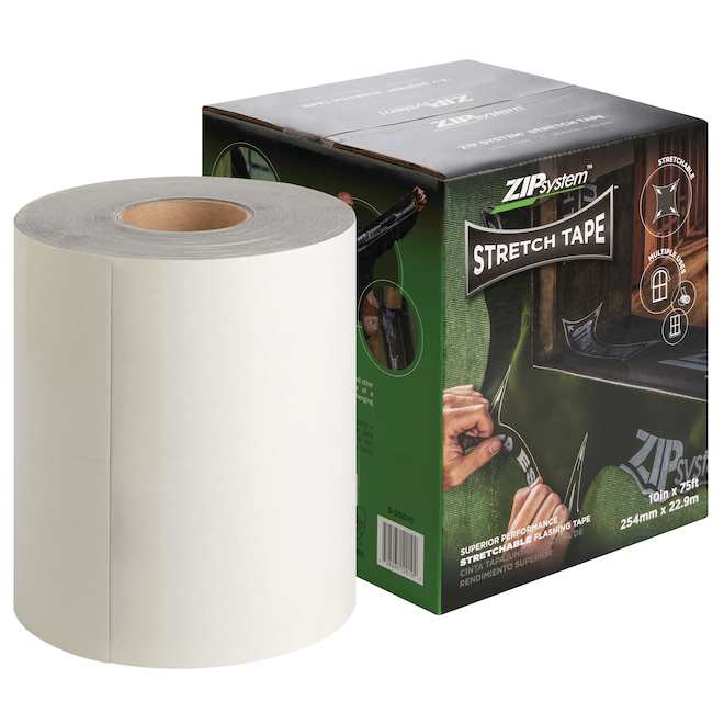 ZIP System 10-in x 75-ft Black Stretchable Flashing Tape 820329994 | RONA