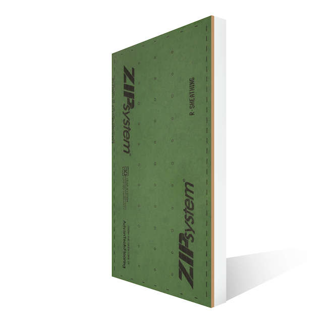 ZIP SYSTEM 2 7/16-in x 4-ft x 9-ft Green Insulation Board 820321104 | RONA