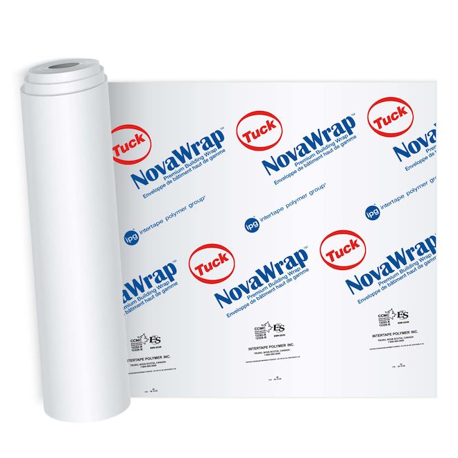 NovaWrap Aspire House Wrap in Polypropylene 9 x 100-ft - White 330 ...
