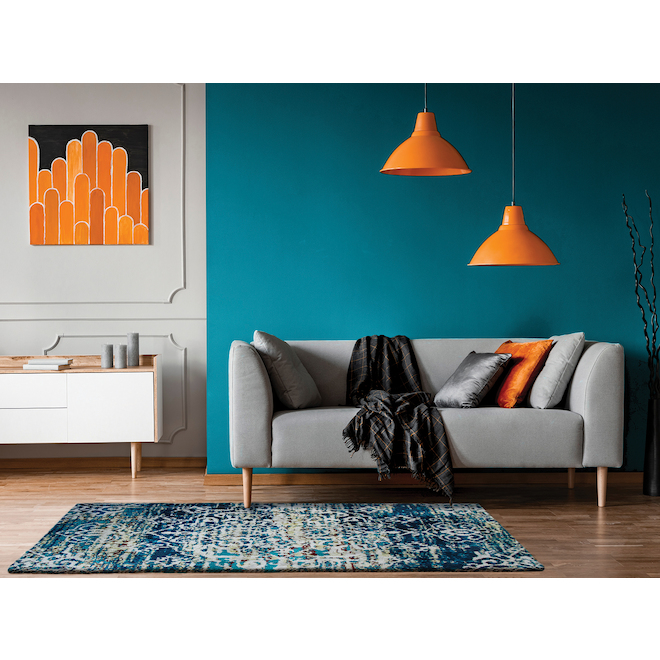 KORHANI HOME Korhani Sherborne Decorative Interior Rug - 5-ft x 7-ft ...