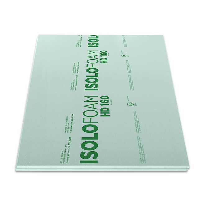 Panneau isolant rigide en polystyrène expansé R8.1 HD 160 par ISOLOFOAM ...