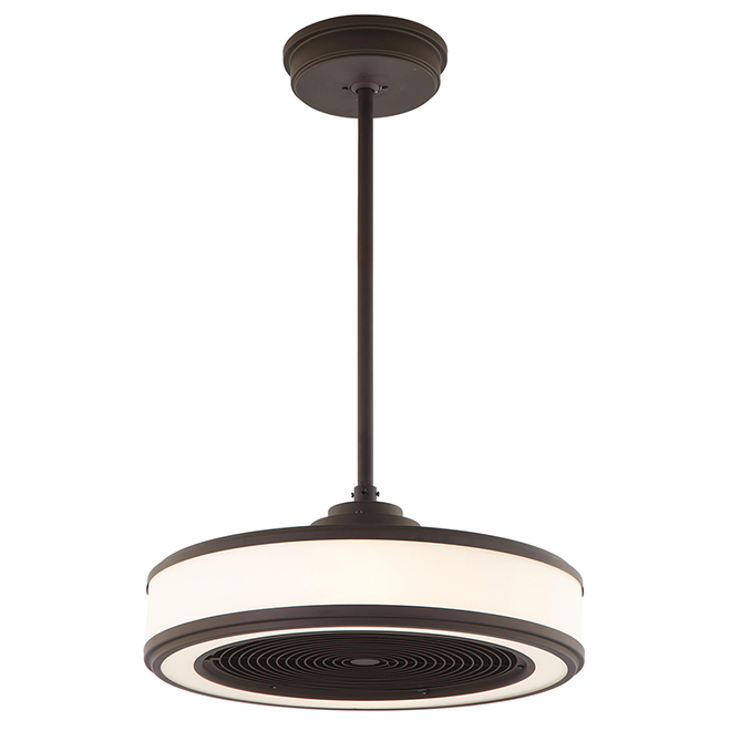 EUROFASE 3-Speed Ceiling Fan with LED - 22" - Bronze 32895-ROB | RONA