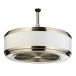EUROFASE 3-Speed Ceiling Fan with LED - 22" - Nickel 32895-RON | RONA