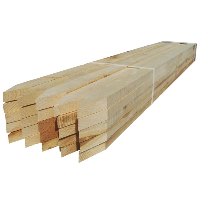 1-in x 2-in x 48-in Wooden Stakes, 25/Pkg 1000078 | RONA