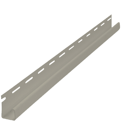 Kaycan J-Shaped Moulding - Sand - Vinyl - 12-ft L x 5/8-in W 103505 | RONA