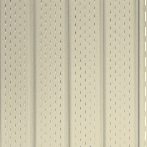 Kaycan Vinyl Double Vented Soffit - 10-in x 12-ft - Ivory 061508 | RONA