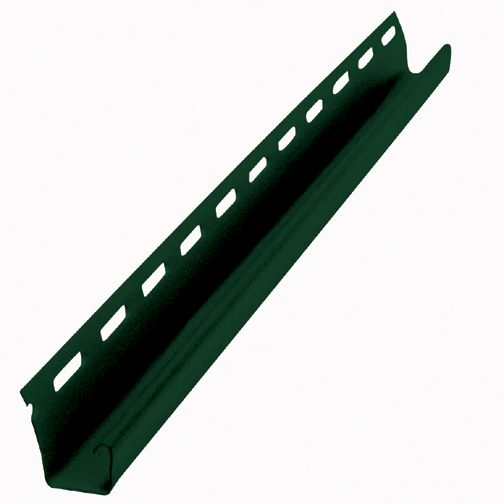 Kaycan Vinyl J Trim - 3/4-in x 5/8-in x 12-ft - Dark Green 103497 | RONA