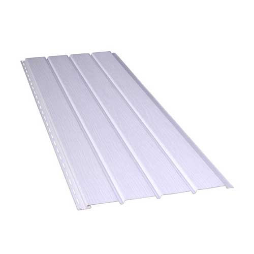 Kaycan Solid 4-Panel Vinyl Soffit - 16-in x 12-ft - White 061801 | RONA