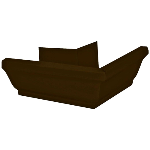 Kaycan Exterior Gutter Corner - Aluminum - Chocolate Brown - 7 1/2-in L ...