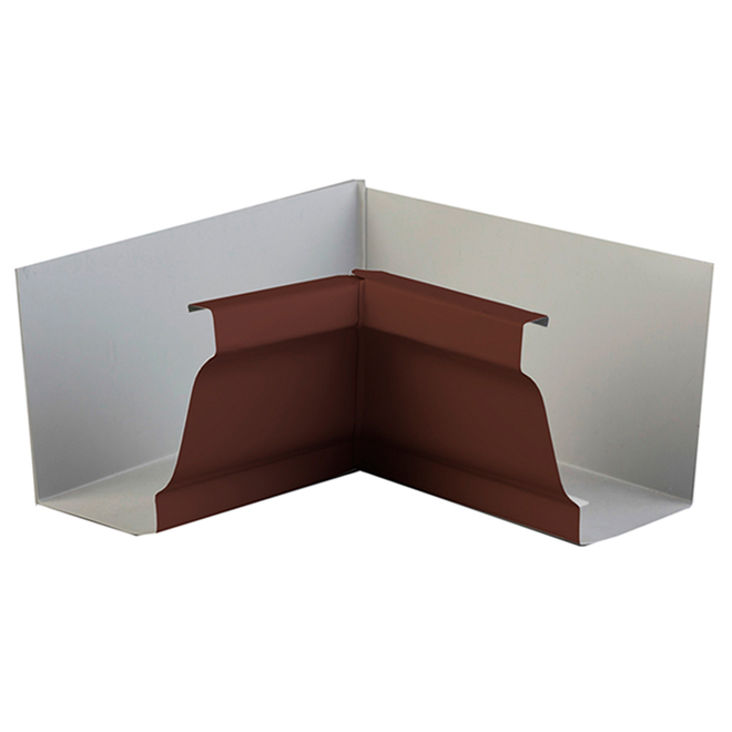 Kaycan Inside Corner Gutter - Chocolate Brown - Aluminum - 1 Per Pack ...