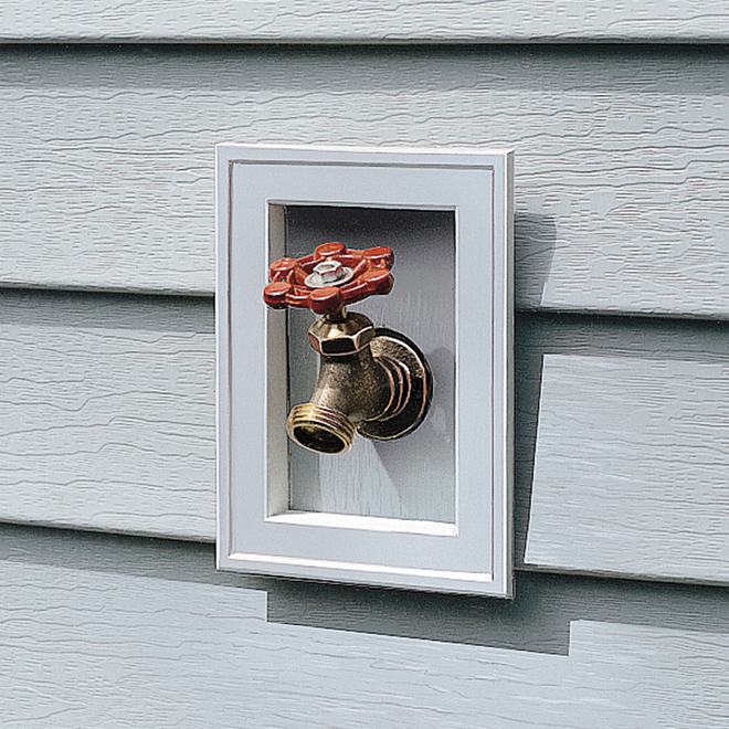 Kaycan Split Block Mini Mount - 5-in x 6 3/4-in - Grey 114833 | RONA