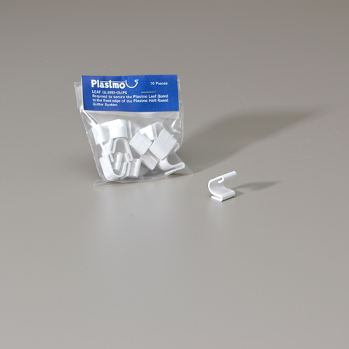 Plastmo K-Style Gutter Guard Clips - White - Vinyl - 10 Per Pack P27001 ...