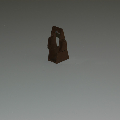 Plastmo Classic Half-Round Gutter Wedge - Brown - Vinyl - 1 Per Pack ...