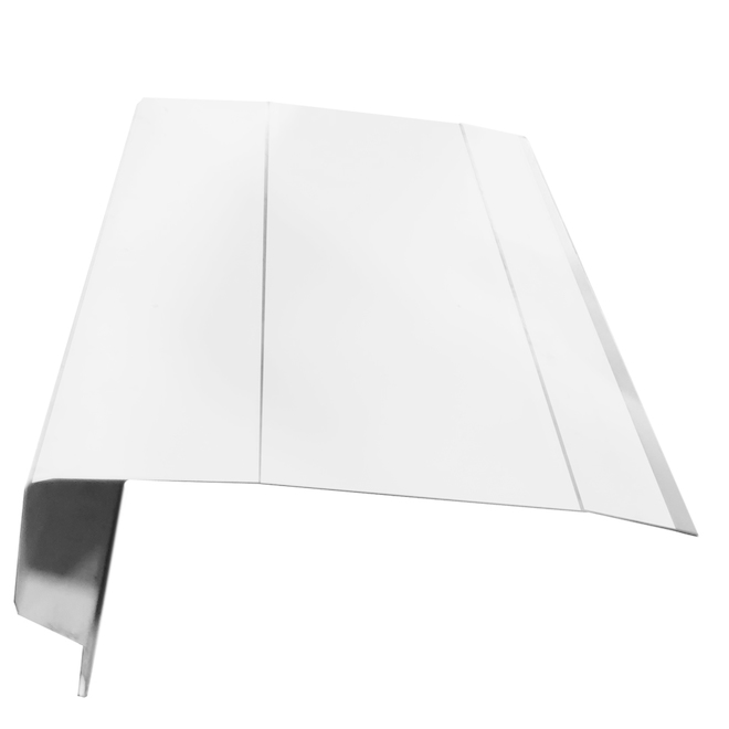 Kaycan 4-in x 9 5/6-ft White Aluminum J-Shaped Fascia 050001 | RONA