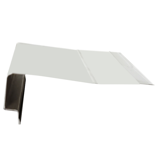 Kaycan 6-in x 10-ft White Aluminum J-Shaped Fascia 050101 | RONA