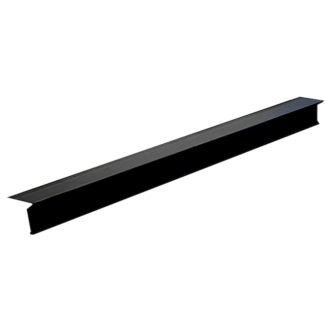 Kaycan 3-in x 3-in Black Matte Aluminum Reversible Drip Edge 208515 | RONA